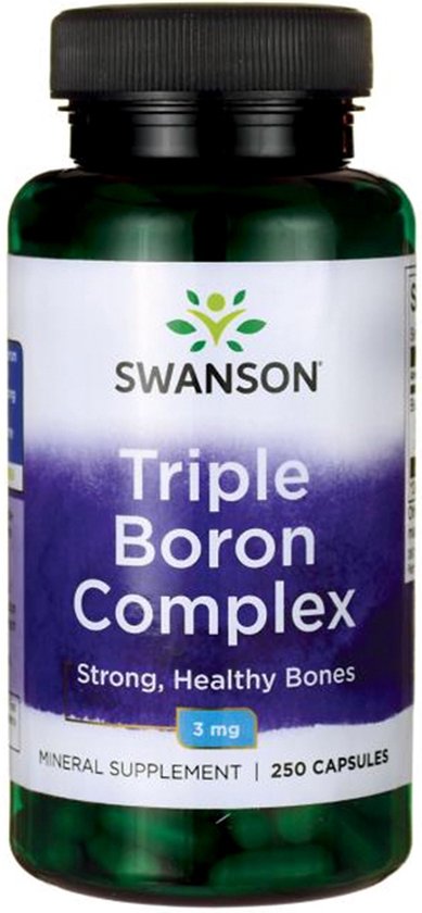 Swanson - Triple Boron Complex - Boor Supplement - Borium (tri ...