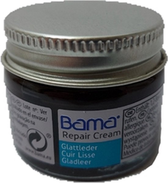 Bama Repair Cream Gladleer Herstellende Crème Donkerbruin 15 ml | bol