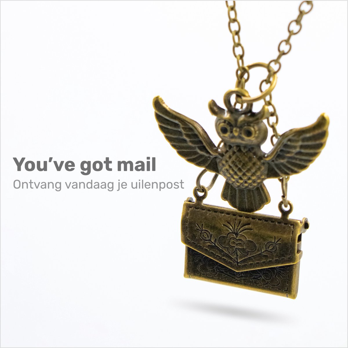 Harry potter - Hedwig - ketting - Sieraden - Kleding - Necklace - Uil ...