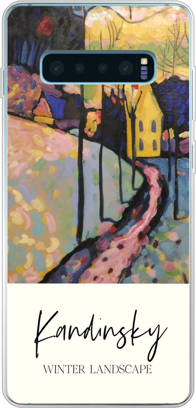 Samsung Galaxy S10 Lite hoesje - Winter landscape - Wassily Kandinsky - Siliconen... | bol.com