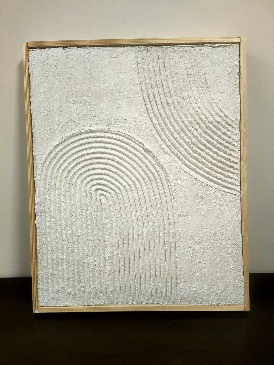 Uniek handgemaakt textured abstract muur decoratie regenboog schilderij ...