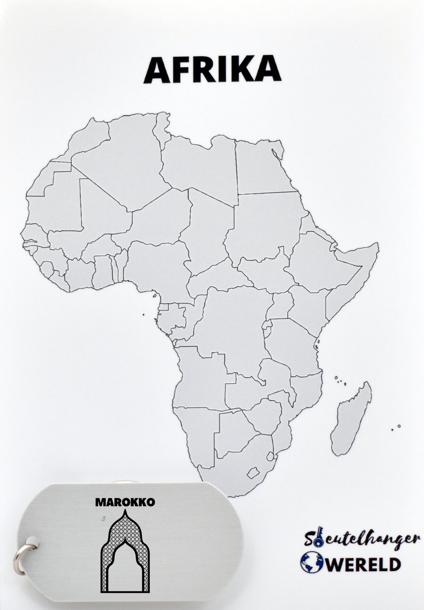 Porte-clés Maroc avec carte - Cadeau Maroc - Meilleur pays - Joli ...