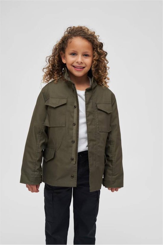 Urban Classics Kinder Jacket -Kids 146/152- M65 Standard Groen | bol.com
