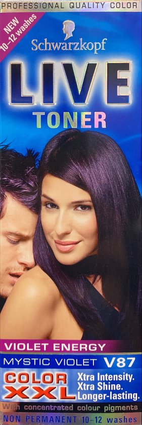 Schwarzkopf - Live Toner - Non Permanent - V87 Violet Energy - SET van ...