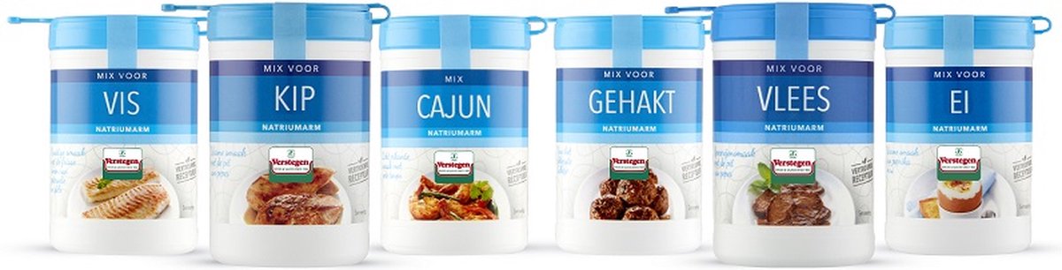 Verstegen - Natriumarme Kruidenmixen Pakket - Kruiden en Specerijen ...