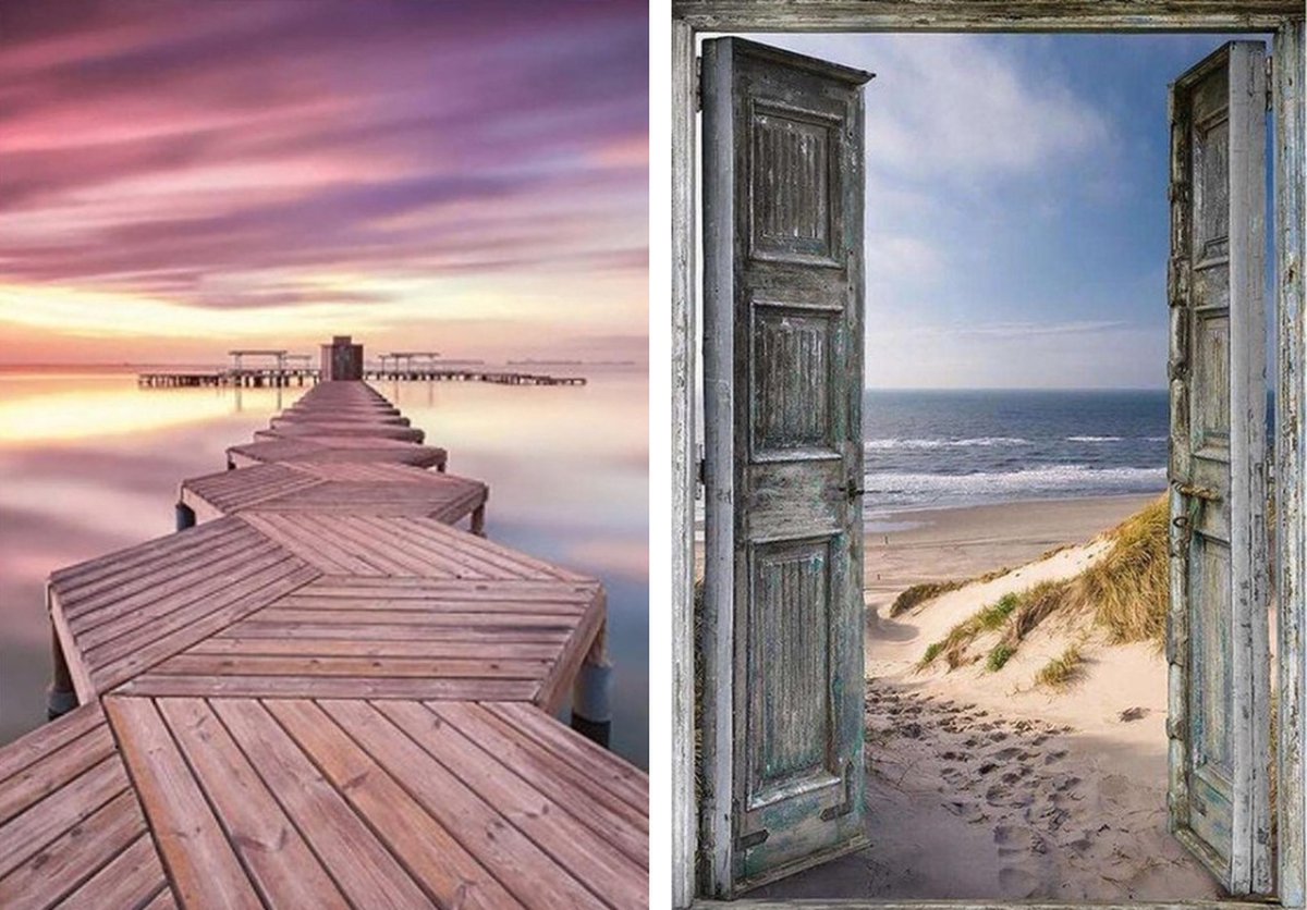 2X Diamond Paintings 30x40 compleet voor volwassenen en kinderen ...