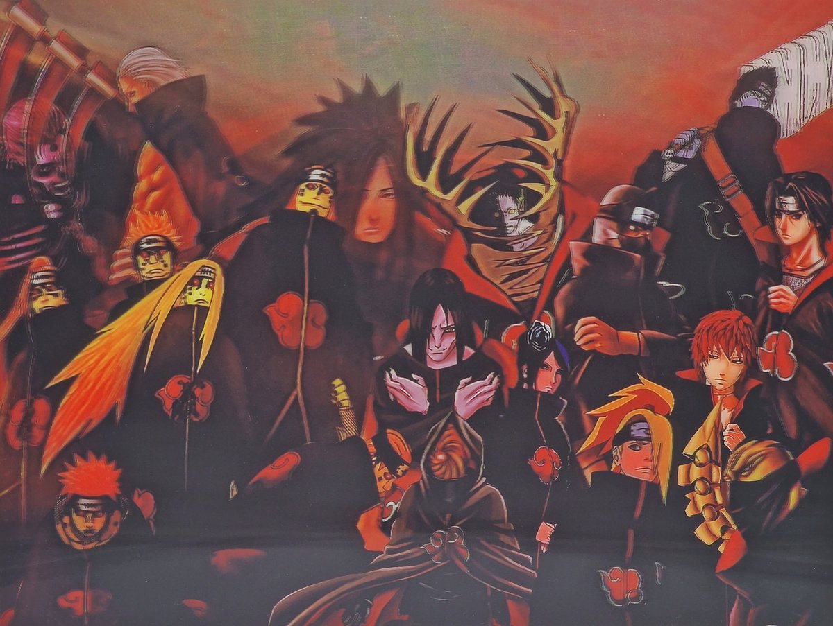 Naruto | 3D Poster | Akatsuki | bol.com