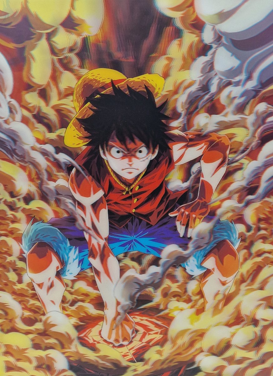 One Piece | 3D Poster | Luffy Gear 2 | Anime | Poster | Anime Figure ...