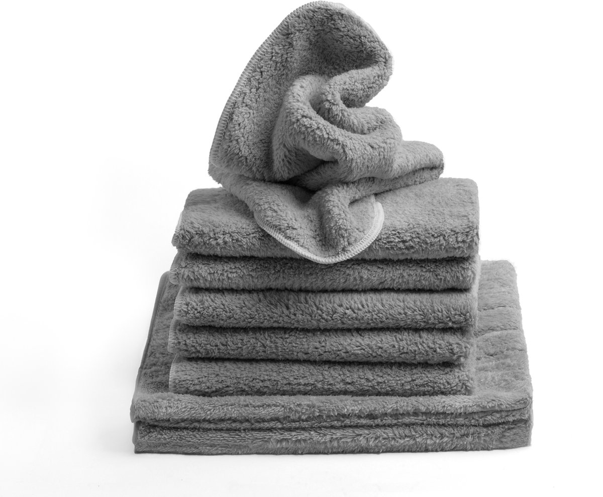 Nano Doekjes - Blue Marlin - Set van 6 Stuks - Grijs - INCLUSIEF 2 ...