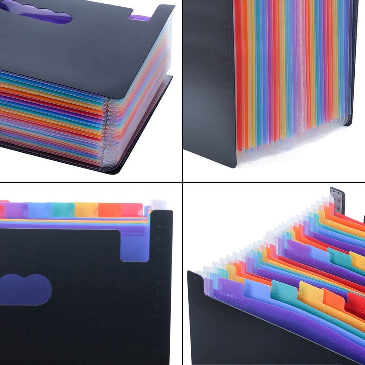 Classeur de documents A4 classeur extensible 24 compartiments classeur ...