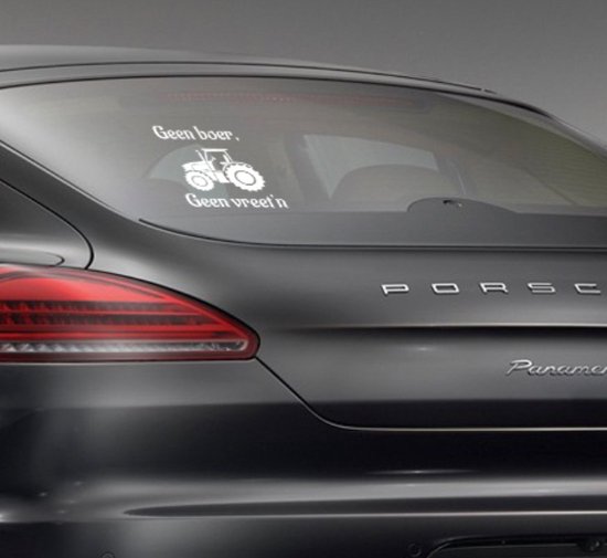 Geen boer geen vreetn auto sticker 2 stuks #trotsopdebeboer (15x15cm ...