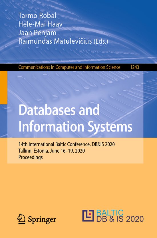 Databases and Information Systems | 9783030576714 | Boeken | bol
