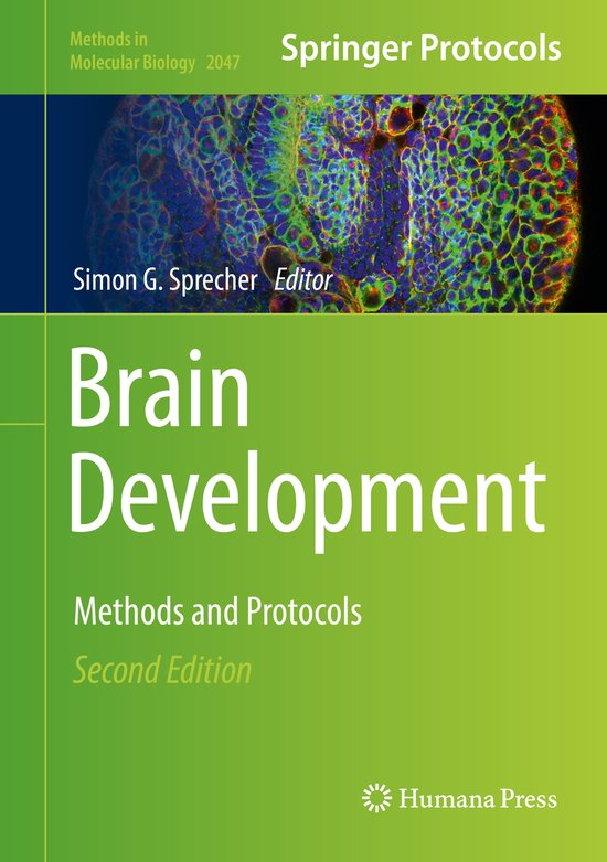 Methods in Molecular Biology- Brain Development | 9781493997312 ...