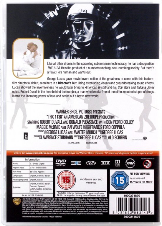 Thx 1138 (DVD) (Dvd), Maggie McOmie | Dvd's | bol