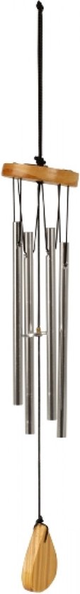 Windgong - metaal - aluminium - 4 Buizen - 33 cm - mini windgong - windchime - windorgel | bol