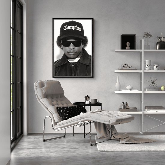 Eazy E Poster | Zwart Wit Poster | Zwartwit poster | Muziekposter ...