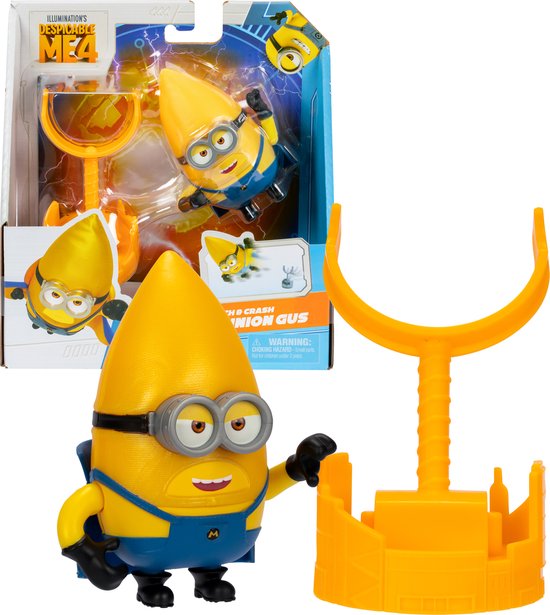 Despicable Me 4 - Launch & Crash Mega Minion Gus - Actiefiguur | bol