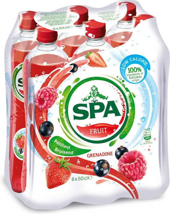 SPA FRUIT SPARKLING GRENADINE PET 40CL - 4X6 | bol