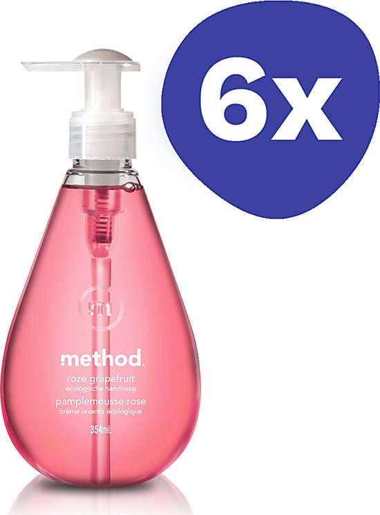 Method Handzeep Roze Grapefruit (6x 354ml) | bol
