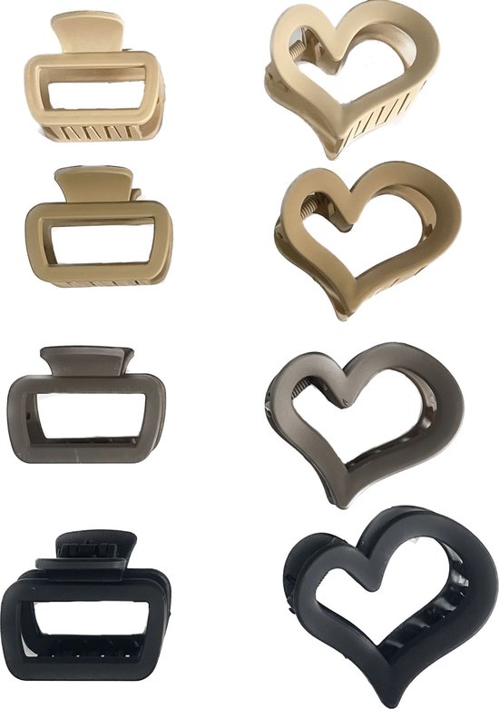 Haarclips Premium -8 Stuks - Haarklem -Haarclipset -Haarklemmen Dames - Haarspeld -... | bol