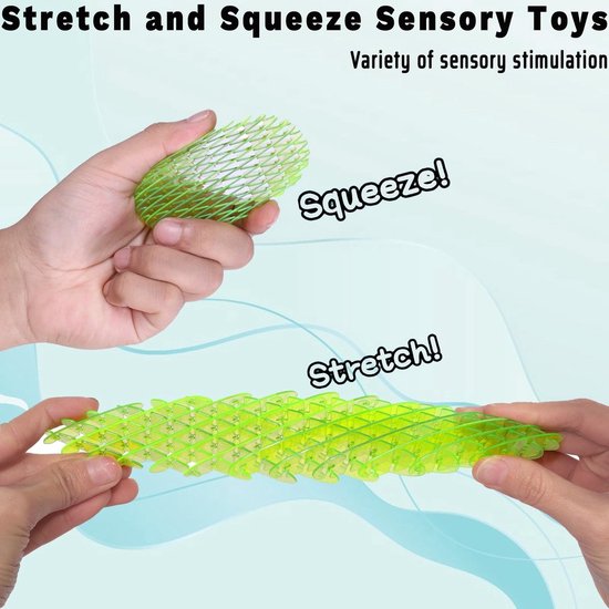 Worm Fidget Toy Ontspanningsknijp 2024 fidget bekend van tiktok ...