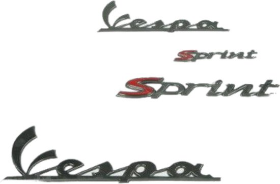 Stickerset Smoke - 4 Delig - Vespa Sprint | bol
