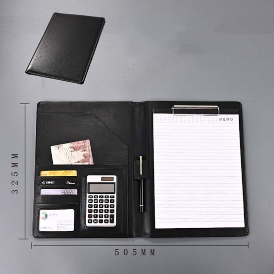 Map-Schrijfmap-A4-Dossiermap -Conferentiemap - Schrijfblok ...