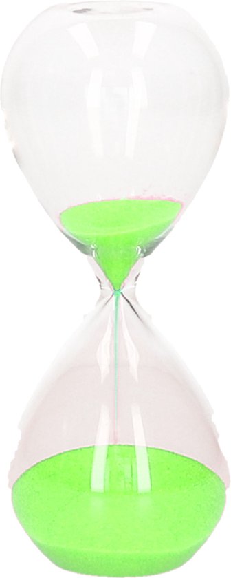 Zandloper cilinder Timer - decoratie of tijdsmeting - 5 minuten groen ...