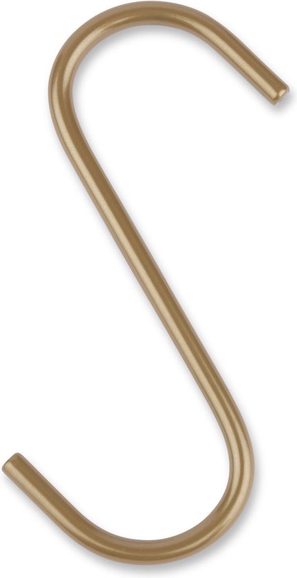 LIROdesign S-haak goud - Kapstokhaak - Metalen S haak - Set van 5 stuks ...