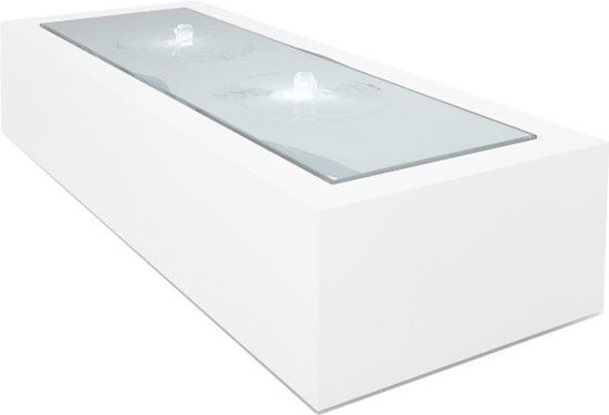 Enjoywater watertafel aluminium 200x80x40 cm - wit | bol