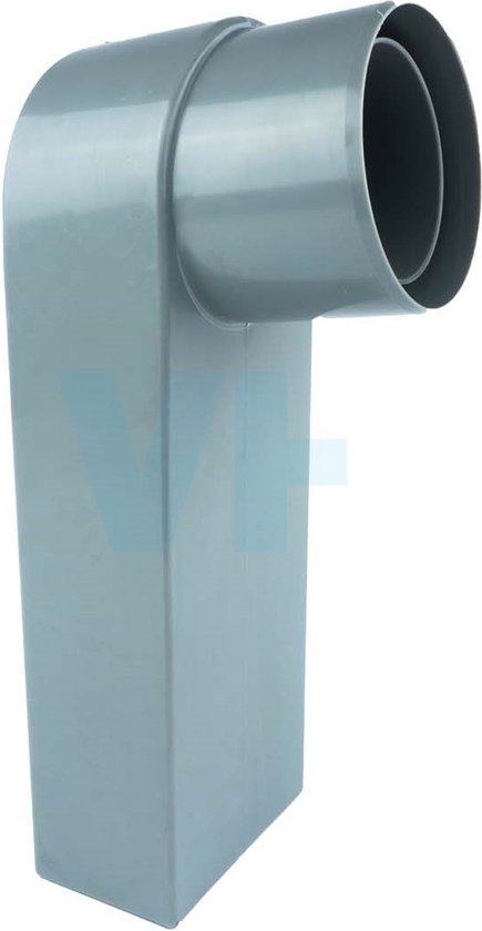 Pvc Stadsuitloop Lang Ø70/80 60X80 mm Grijs | bol