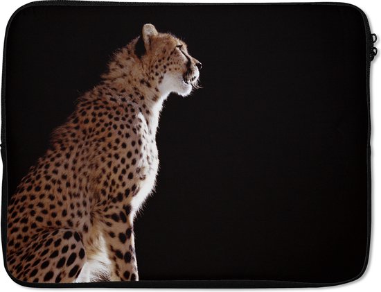 Laptophoes 15.6 inch - Cheeta - Dieren - Licht - Laptop sleeve ...