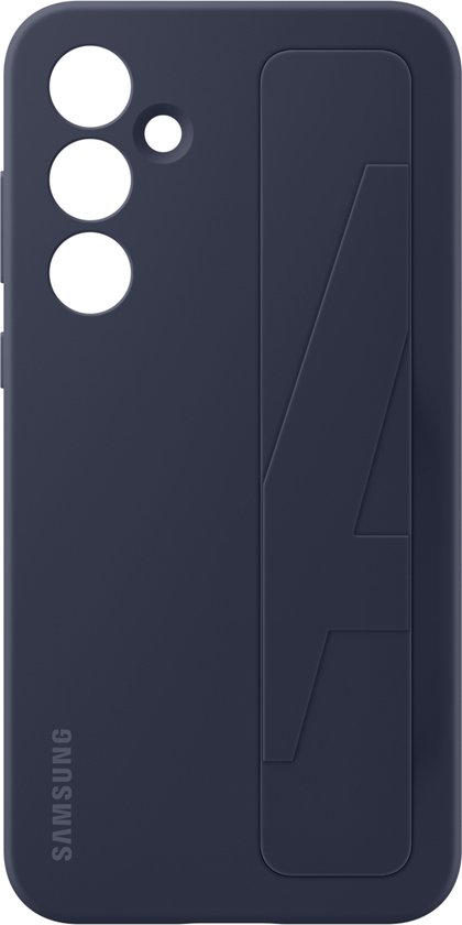 Samsung Standing Grip Case - Galaxy A55 5G - Blauw Zwart | bol