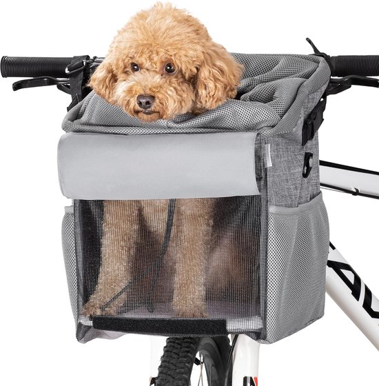 Huisdierendrager voor Fiets - Mand voor Honden of Katten - Tas met ...