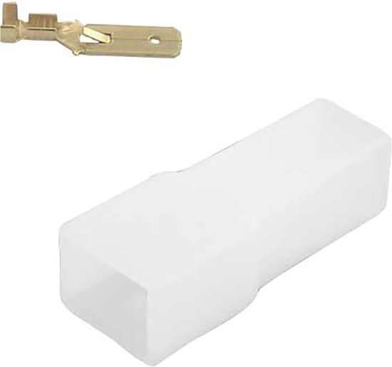 1 polig female connector set | bol