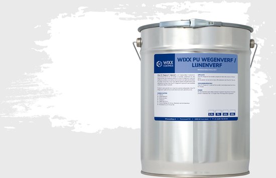 Wixx PU Wegenverf Lijnenverf - 5L - Wit | bol