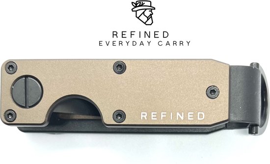 Refined Wallet Aluminium Key Wallet Bruin | bol