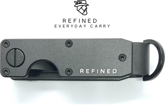 Refined Wallet Aluminium Key Wallet Zwart | bol