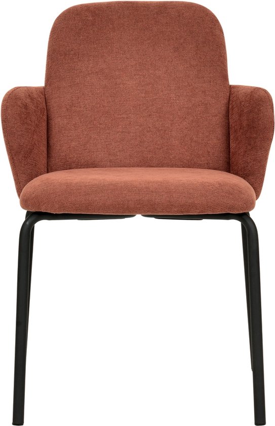 Stoel Stapelbaar Terra Stof - 54,5x58x81cm - Paddy- Giga Meubel | bol