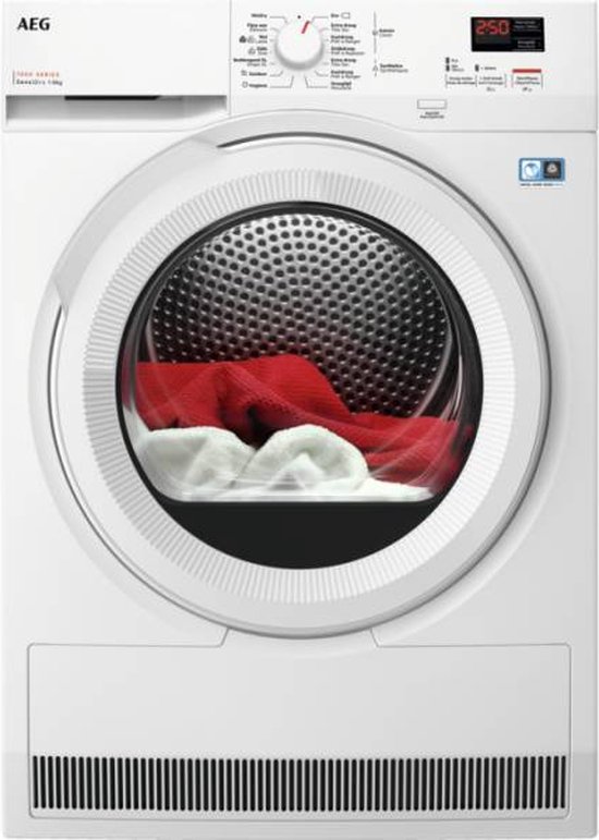 AEG TR78A12B 7000 serie Sensidry - Droogkast wamtepomp - A+++ - 8kg ...
