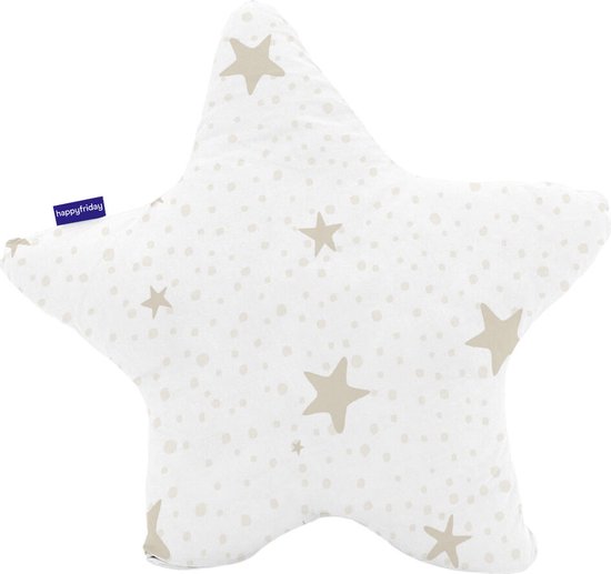 Kussen HappyFriday Basic Beige Ster Sterren 50 x 50 cm | bol