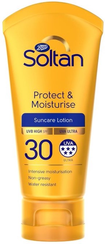 Soltan Zonnebrand Lotion Protect & Moisturise SPF30 50ml | bol