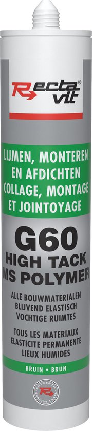 Rectavit G60 High Tack 290ml Grijs | bol