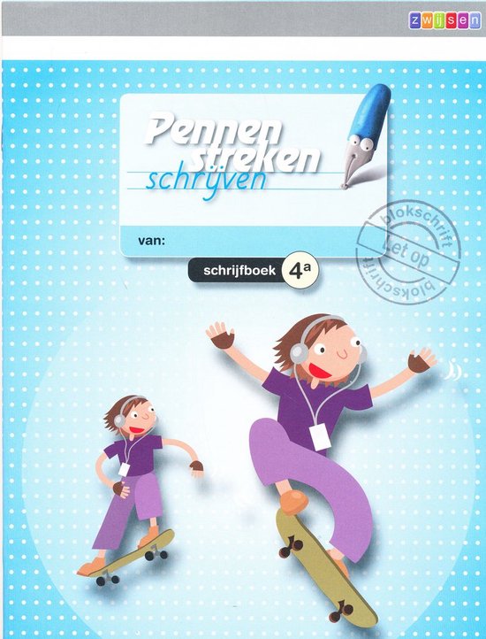 Pennenstreken versie 2 Schrijfboek 4A blokschrift (per stuk) | 8721101621438 | Boeken | bol