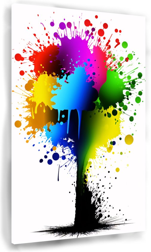 Abstract expressionisme schilderij - Moderne kunst schilderij ...