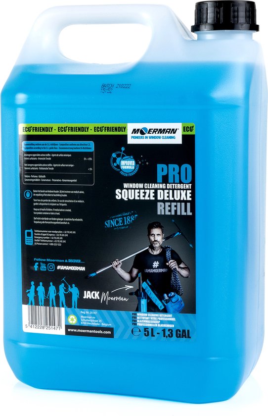 Moerman Squeeze Deluxe Ruitenreiniger - 5L | bol