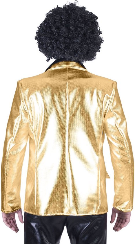 Funny Fashion - Glitter & Glamour Kostuum - Glanzend Goud Disco Godheid ...