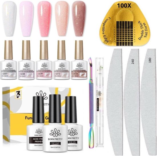 Born Pretty - Biab - Builder in a bottle - Builder gel - Biab nagellak ...