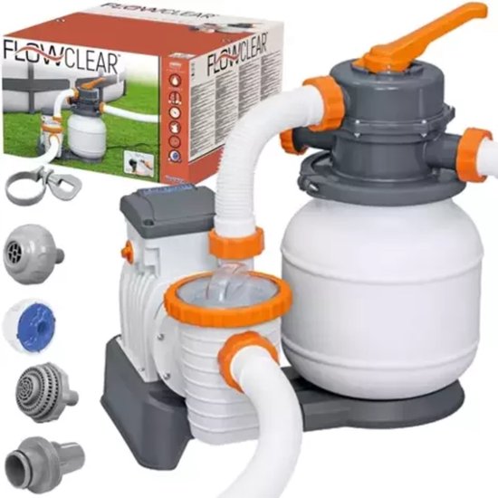 Bestway Flowclear zandfilter 5.7 m³/u | bol