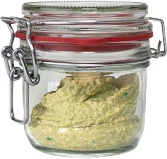 Weckpot/inmaakpot - glas - 125 ml - met beugelsluiting - transparant ...
